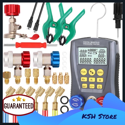 BEST SELLER Pressure Gauge Refrigeration Digital Vacuum Pressure ...