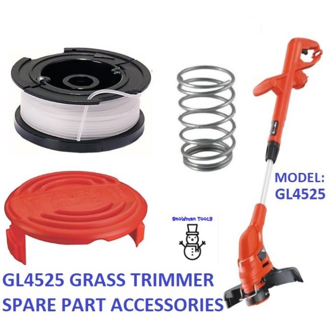 GL4525 GRASS TRIMMER SPARE PART BLACK AND DECKER ACCESSORY STRING ...