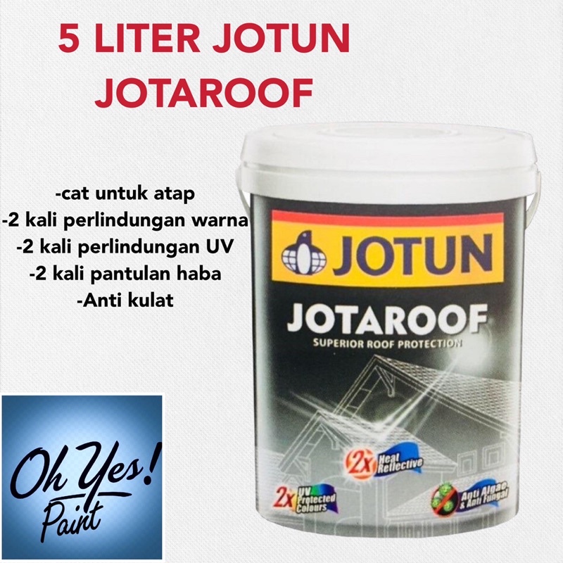 5 LITER JOTUN JOTAROOF (cat atap) | Shopee Malaysia