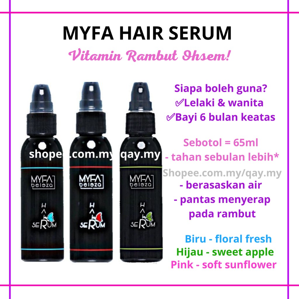 MYFA HAIR SERUM RAMBUT GUGUR MYFA BELEZA HAIR SERUM RAMBUT MURAH VITAMIN RAMBUT MURAH [QYZ ...