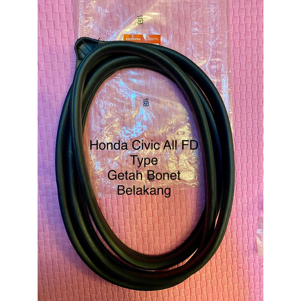 Honda Civic FD getah bonet belakang rear trunk lid rubber seal FD1 FD2 FD3 Type R SNA ...