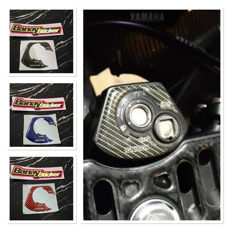 YAMAHA R15 V3 CONTACT KEY COVER EMBLEM STICKER embossed | Shopee Malaysia