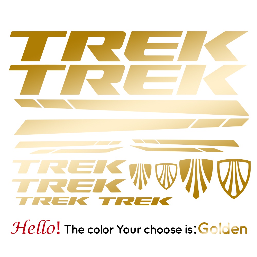 TREK Sticker Decal for Mountain Bike/Road Bike Carbon Fiber Vinyl ...