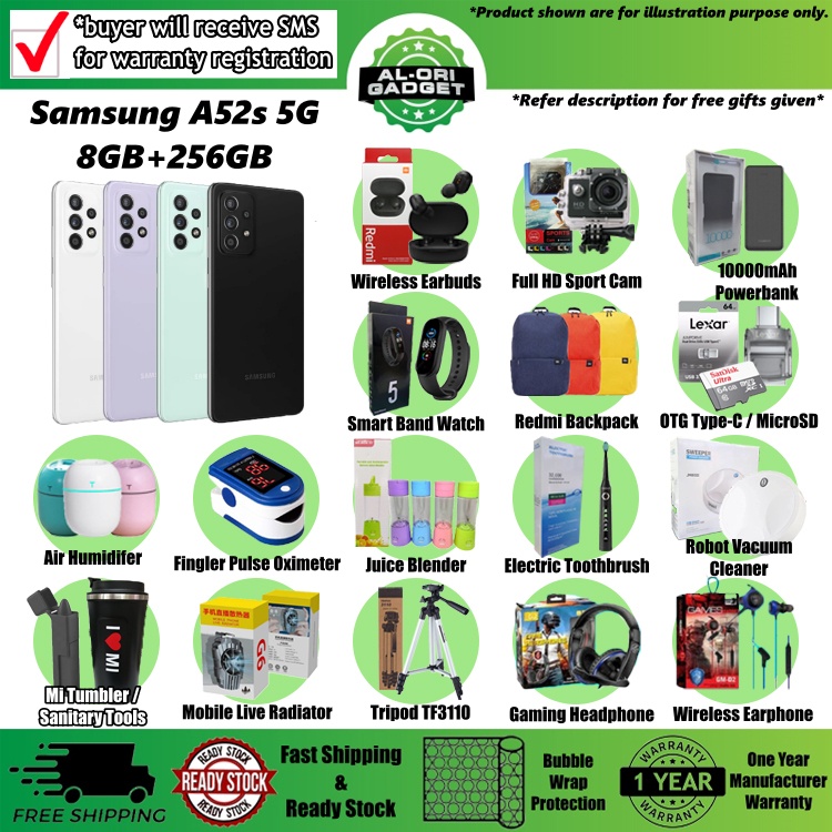 Samsung Galaxy A52 4G/5G A52s (8+256GB) A325 / A326 (8+128GB) , A225 A226 (6/8+128GB) ORIGINAL ...