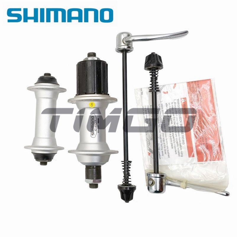 Shimano FH-C201 HB-C201 MTB Mountain Bike Silver Front and Rear Hubs V ...