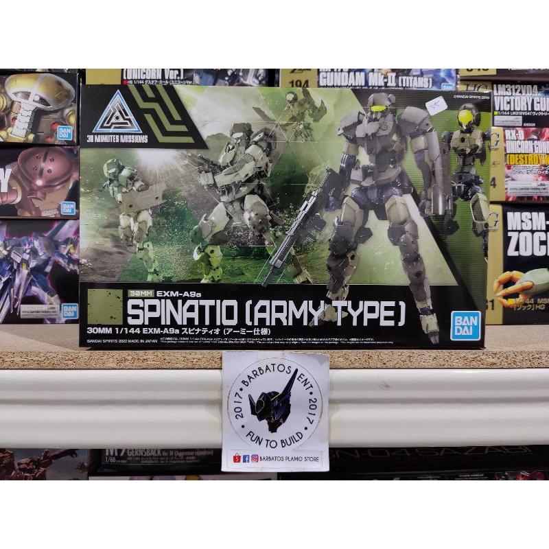 BANDAI [READY STOCK] 30MM SPINATIO (ARMY TYPE) / SPINATIA (COMMANDO ...