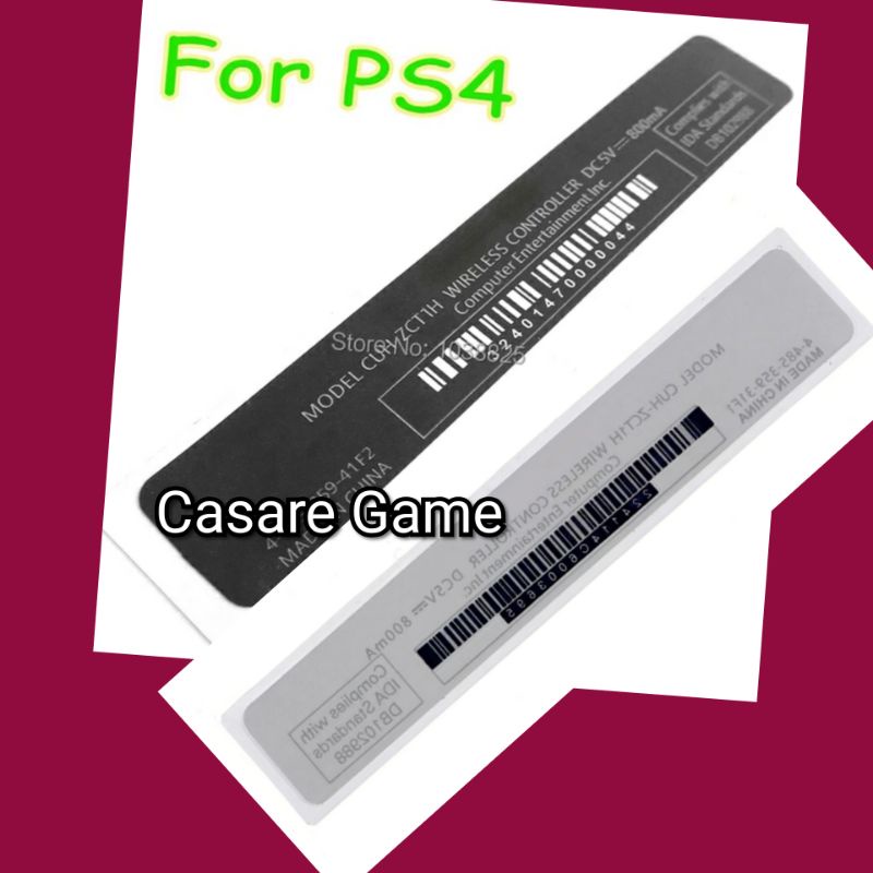 Rear Ps4 Barcode Stick Sticker | Shopee Malaysia