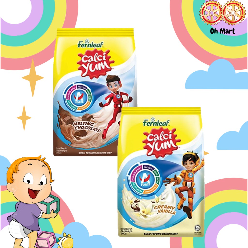 Fernleaf Calcium Powder Milk Assorted Flavors 900g | Shopee Malaysia