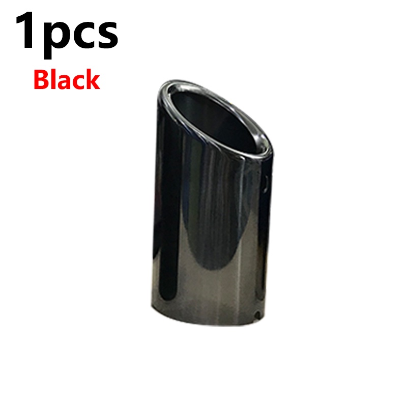 76mm Car Exhaust Pipe Muffler Tip Cover For Q5 A5 VW Tiguan Volkswagen ...