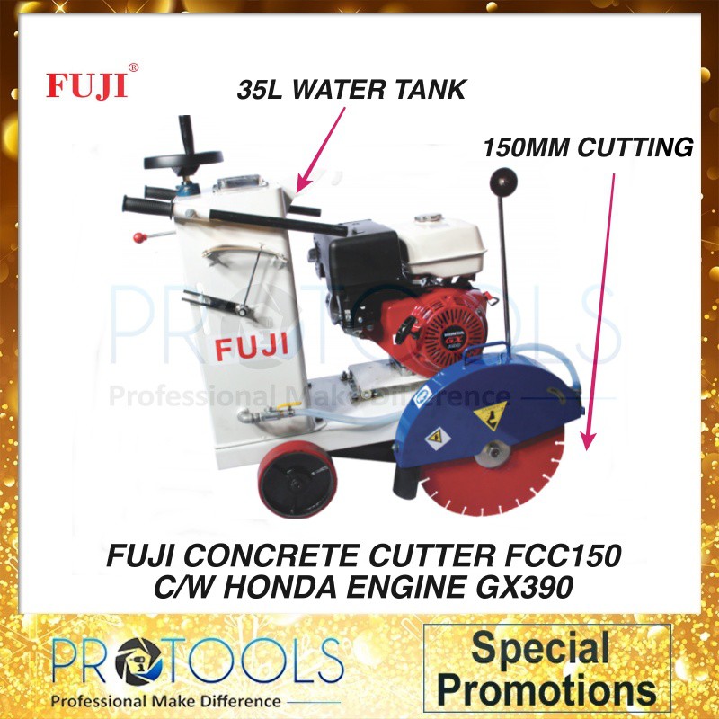 FUJI CONCRETE CUTTER FCC150 C/W HONDA ENGINE GX390 13HP | Shopee Malaysia