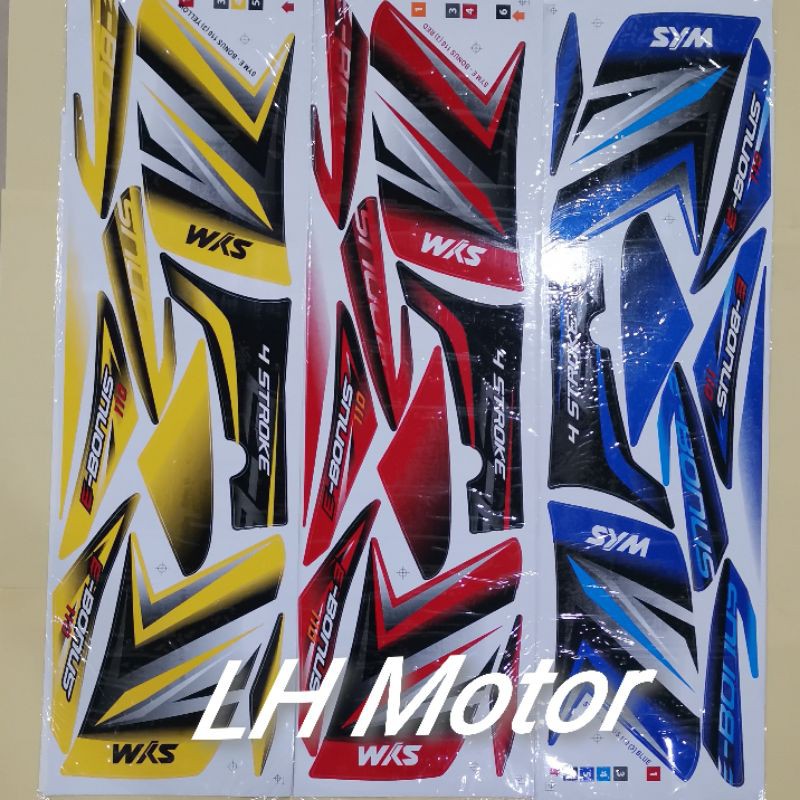 SYM 🌟E - BONUS 110 ( 3 )🌟 BODY STICKER | Shopee Malaysia
