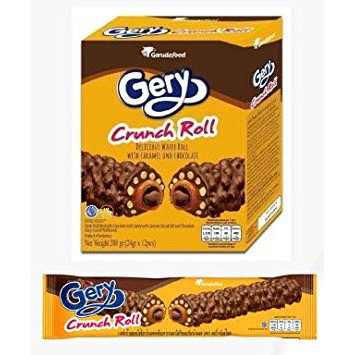 Gery Crunch Roll Wafer Roll (Caramel) | Shopee Malaysia