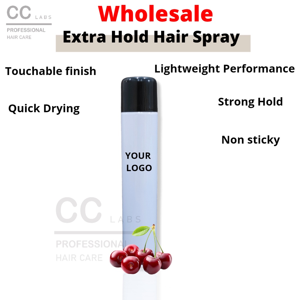 Borong Hair Spray Styling Spray Lelaki Perempuan Extra Hold 420ml ...