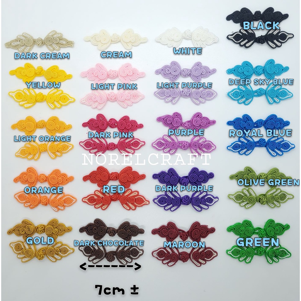 CHEONGSAM BUTANG / CHINESE BUTTON/BUTANG CINA/BUTTON CHINESE STYLE ...