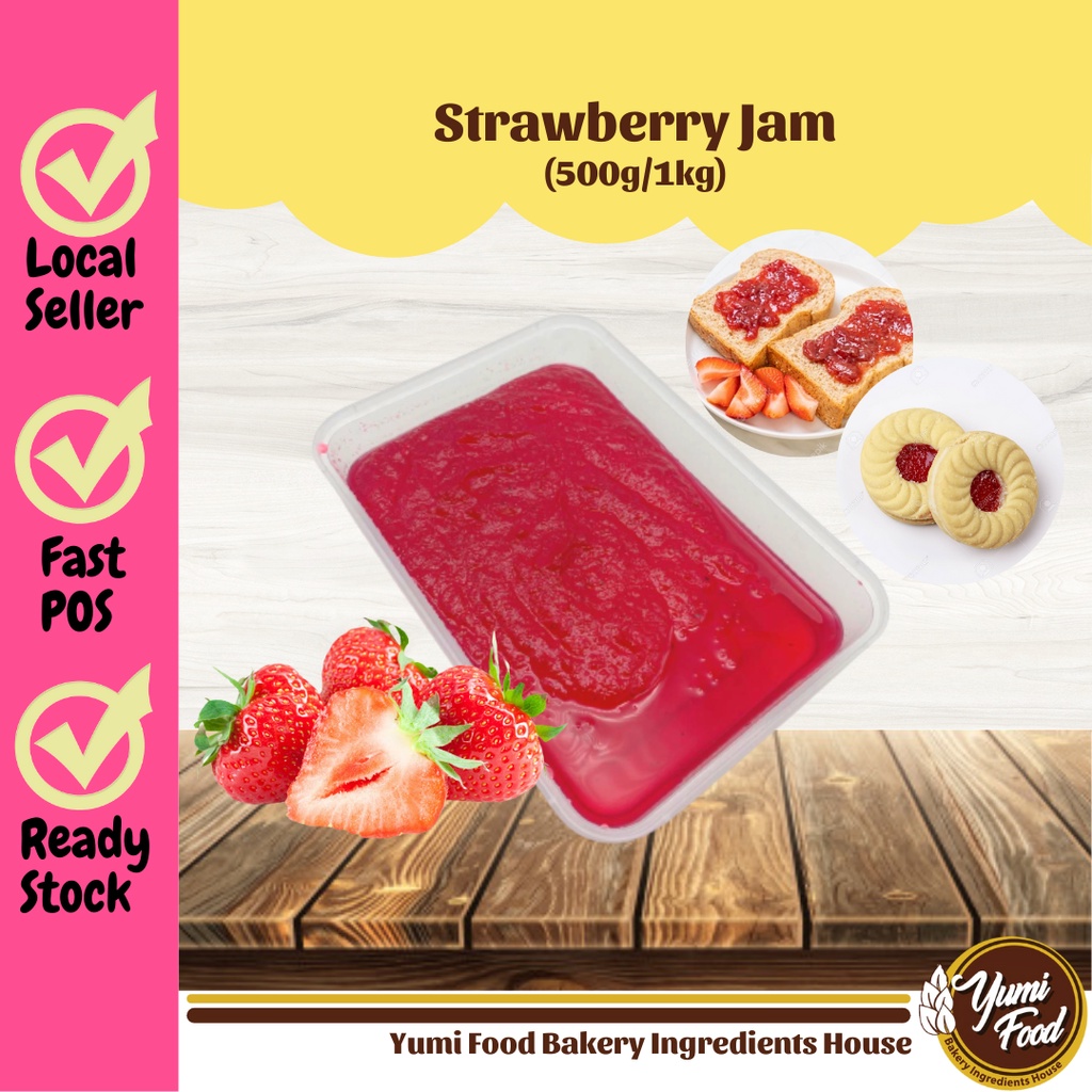 [READY STOCK] Strawberry Jam/ Jem Strawberi/ Baking Jam | Shopee Malaysia