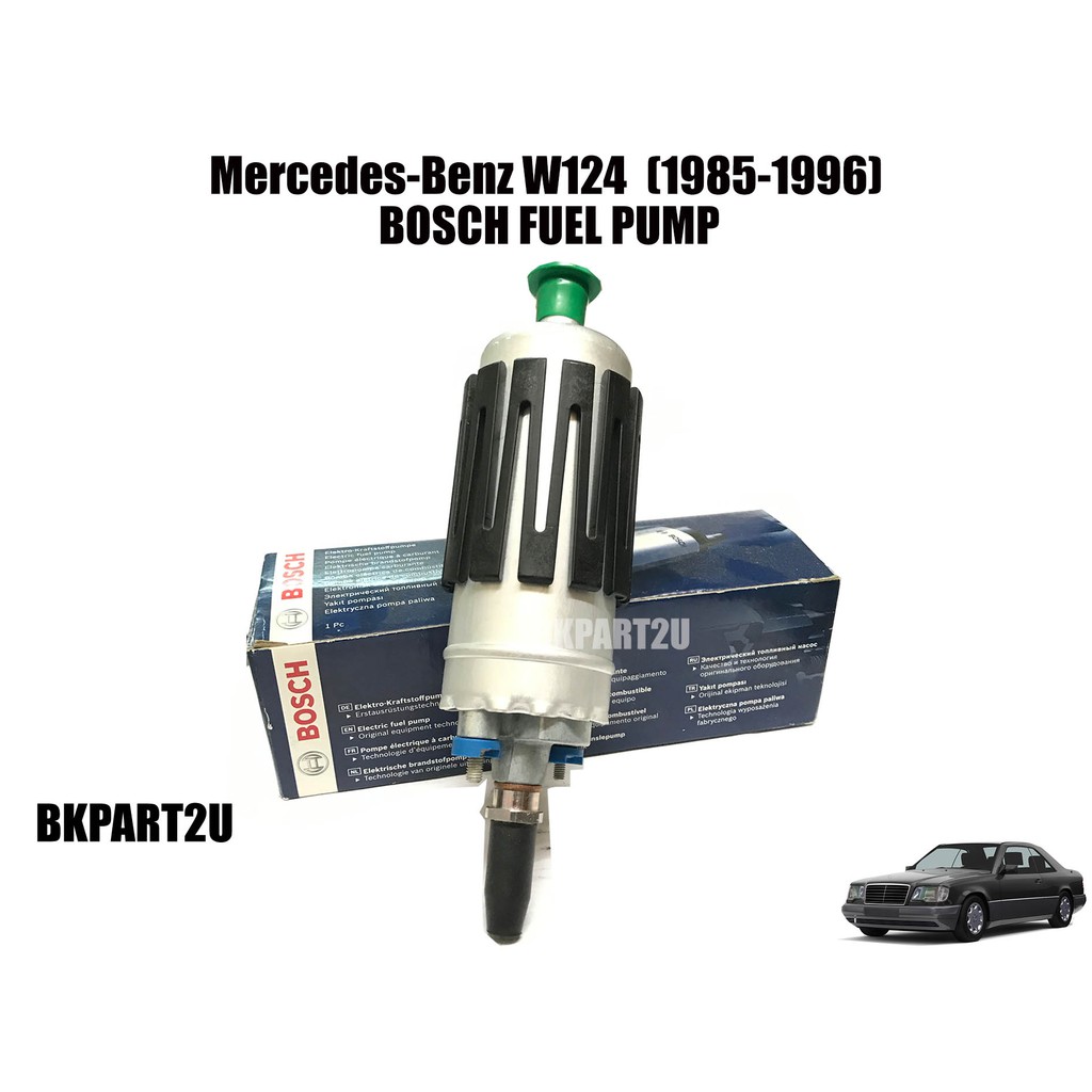 Mercedes W201 W124 W126 Bosch (1985-1996) FUEL PUMP MADE IN GEMANY HIGH ...