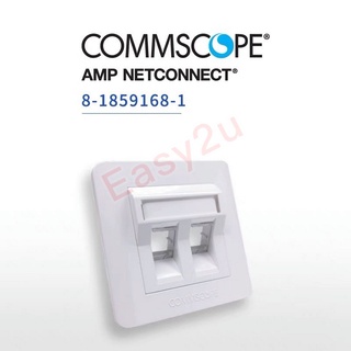Commscope AMP CAT5E/CAT6 1Port 2 Ports Faceplate 45Degree Angle Type ...