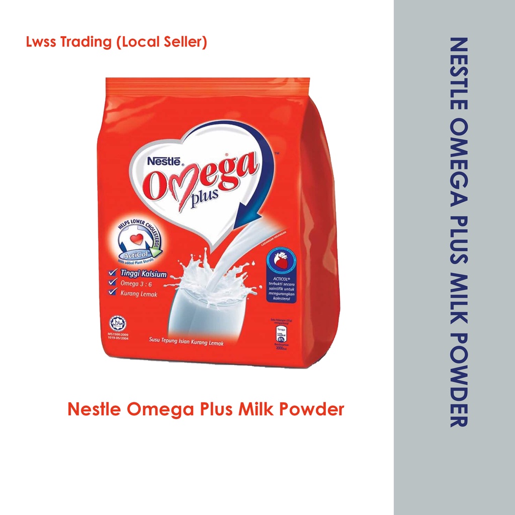 Nestle Omega Plus Milk Powder 600g Exp~01/2023 | Shopee Malaysia