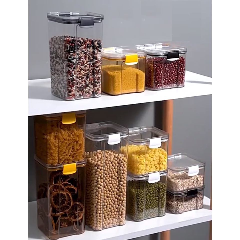 [ReadyStock] CNY 2024 Airtight Food Container Stackable Canister High Quality Cookies Container ...