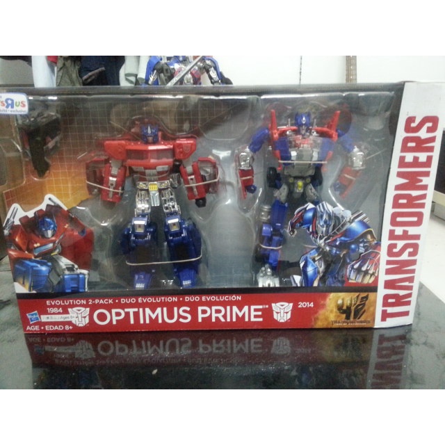 Transformers Toysrus Hasbro Evolution 2-Pack Classics Optimus Prime ...