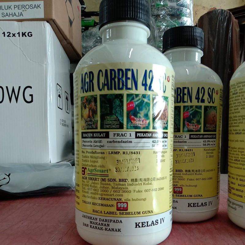 AGR CARBEN 42SC 1L / Racun Kulat Cili / Carbendazim | Shopee Malaysia