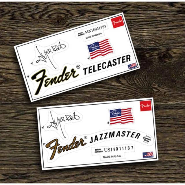 Jim Root Signature telecaster & Jazzmaster waterslide Decal | Shopee ...