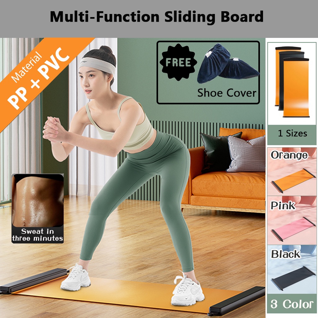 3H Papan Gelongsor Senaman | Sliding Board & Mat | Yoga Glide Mat untuk ...