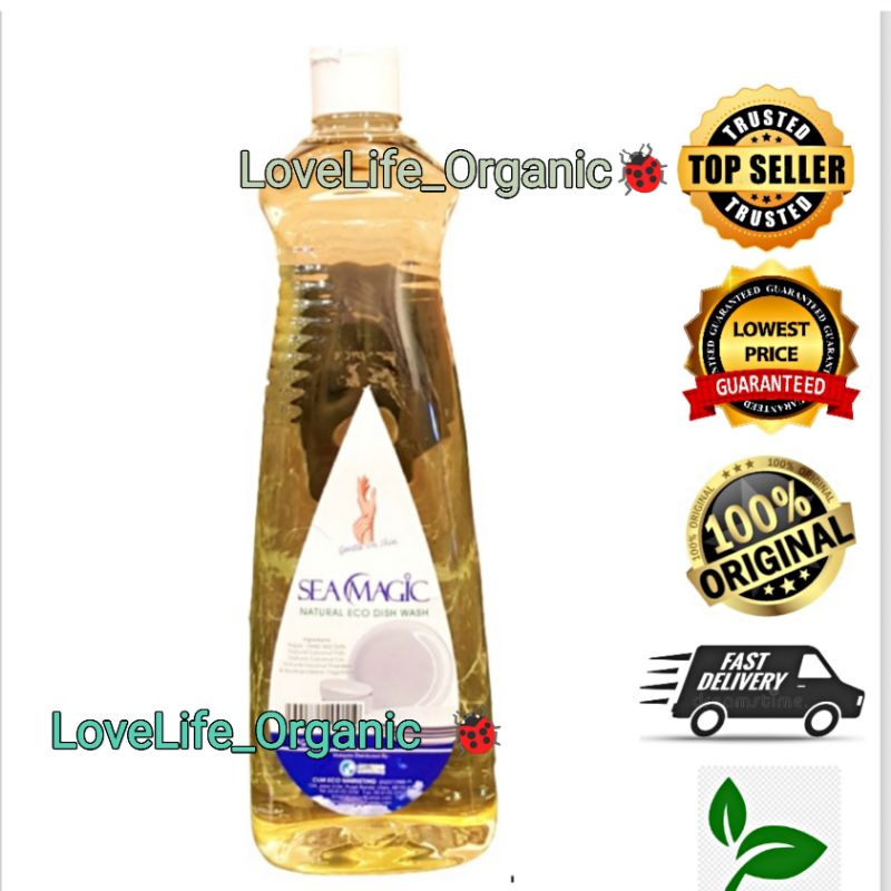 SEA MAGIC NATURAL ECO LIQUID DISH WASH 1KG | Shopee Malaysia