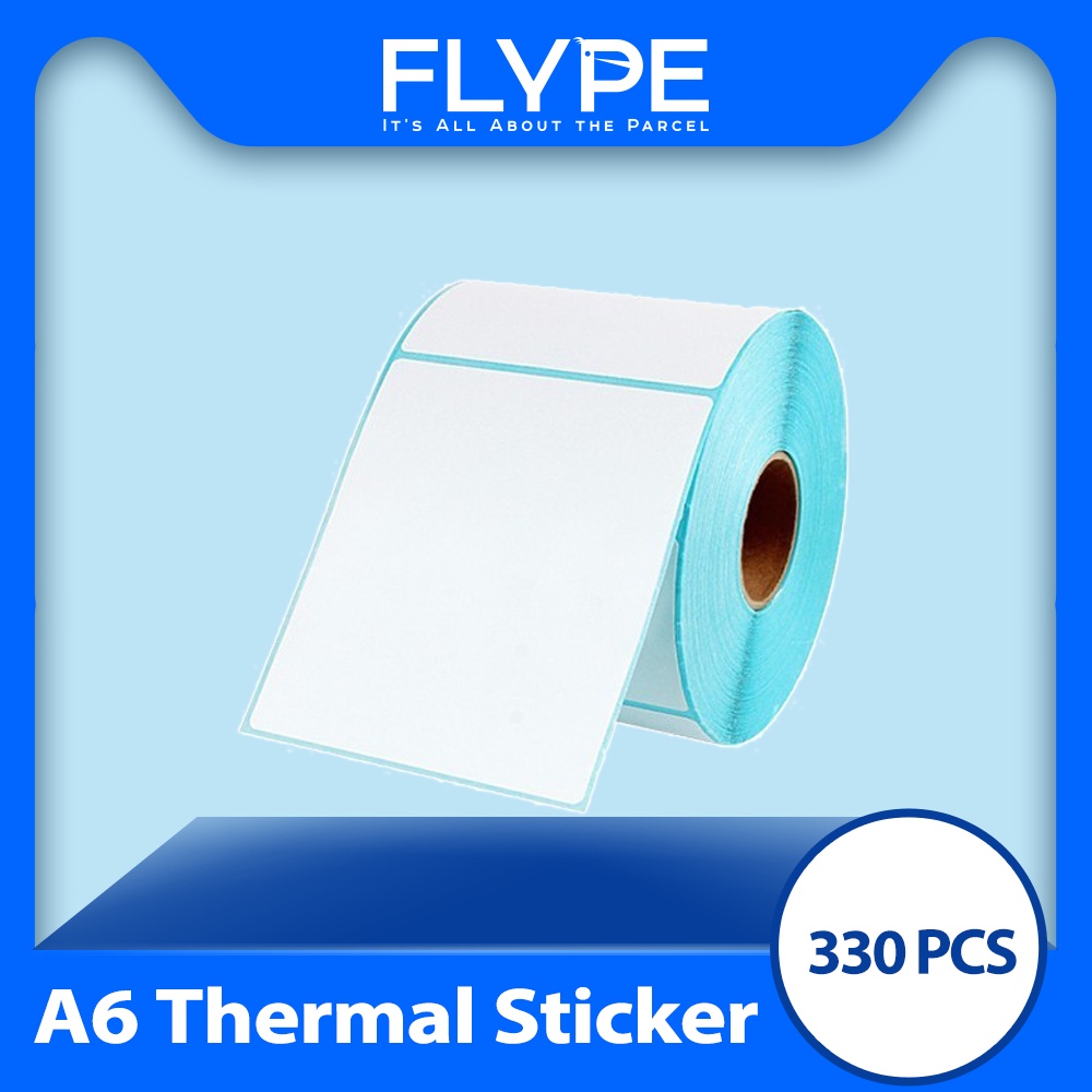 FLYPE - A6 Thermal Sticker Thermal Paper Shopee Waybill Shipping Label ...