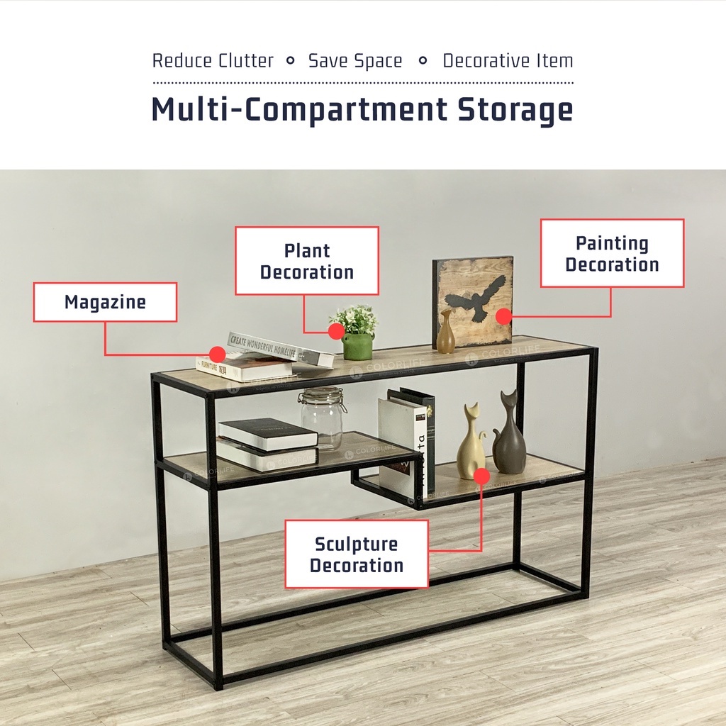 Color Life Sogo Console Table / Study Room Console Table / Living Room ...