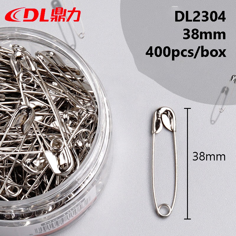 1 Box of Safety Pin 31mm, 38mm, 43mm, 50mm / Pin Keselamatan | Shopee ...