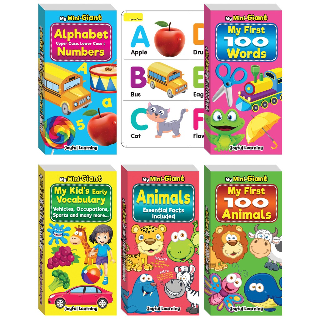 MY MINI GIANT board book early learning colourful - Alphabet Number ...