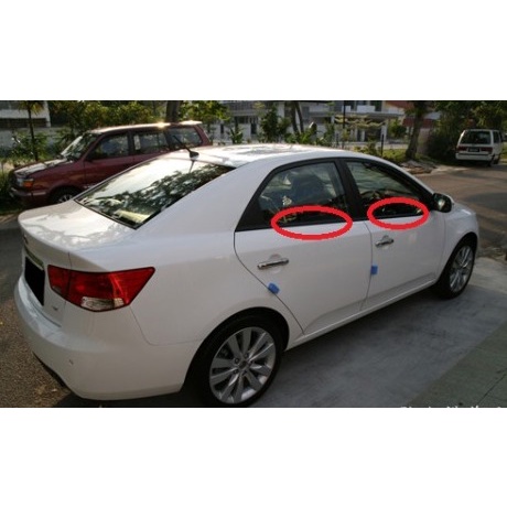 DOOR GLASS OUTER MOULDING FRONT REAR LEFT & RIGHT (ORIGINAL) KIA FORTE ...