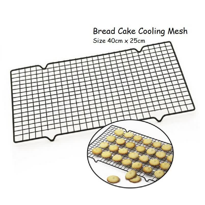 Cooling Mesh Baking Tool Rack Kitchen Grilled Net Non-Stick Bread Cake ...
