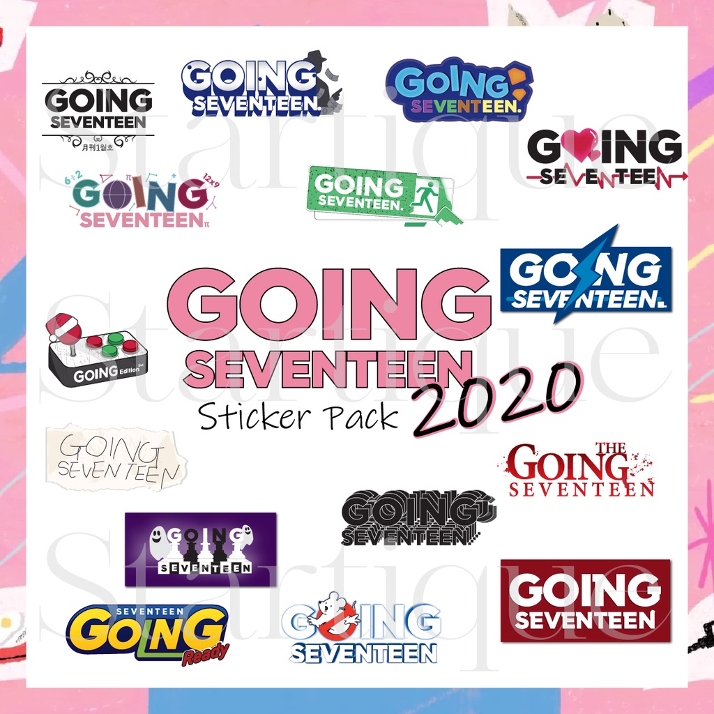 GOING SEVENTEEN 2020 Sticker Pack | Shopee Malaysia