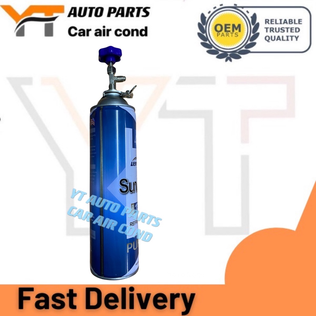 SUNKIMI R134a PURE REFRIGERANT GAS CAR AIR COND GAS R134 Aircond Kereta Car Peti Ais R134 1KG ...