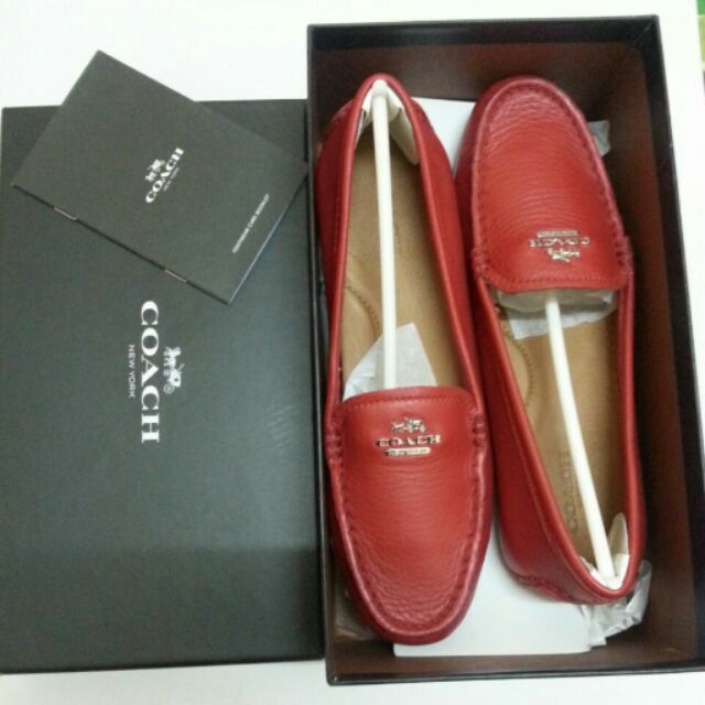 Coach mary lock up leather (true red) | Shopee Malaysia