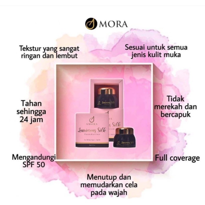[ORIGINAL HQ + READY STOCK] AMORA VIRAL COSMETICS AMORA FOUNDATION ...
