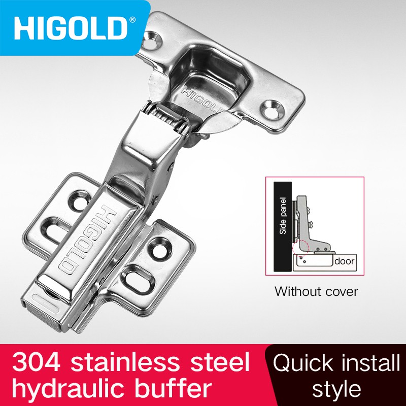 HIGOLD 304 Stainless Steel Cabinet Hinge Quick Release Soft Close ...