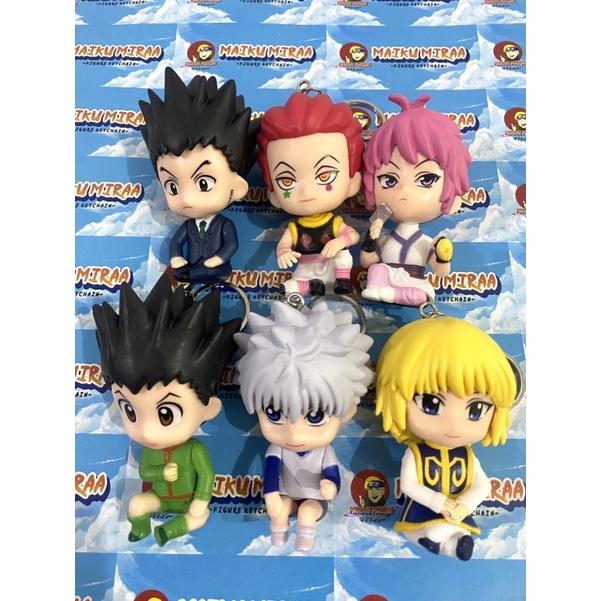 GANTUNGAN Figure Keychain / Keychain Figure Hunter x Hunter Sit gon ...