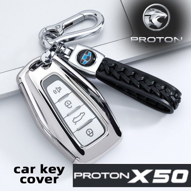 Proton X50 X90 S70 Chrome Reflection TPU X50 Car Key Cover Key Fob Case ...
