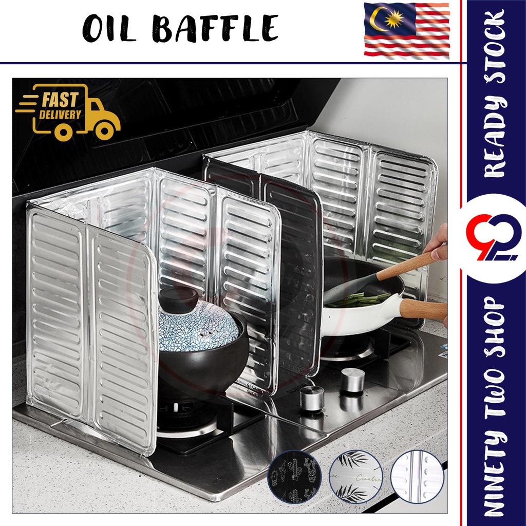 Anti Oil Splatter Guard Grease Screens Oil Baffle Wall Kitchen Gadgets ...