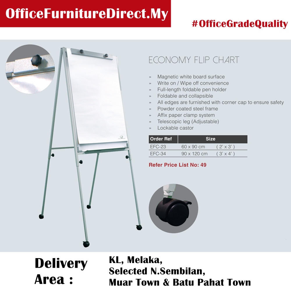 Economy Flip Chart 2x3 Feet 3x4 Feet - KlangValley(NoRawang) (Deliver ...