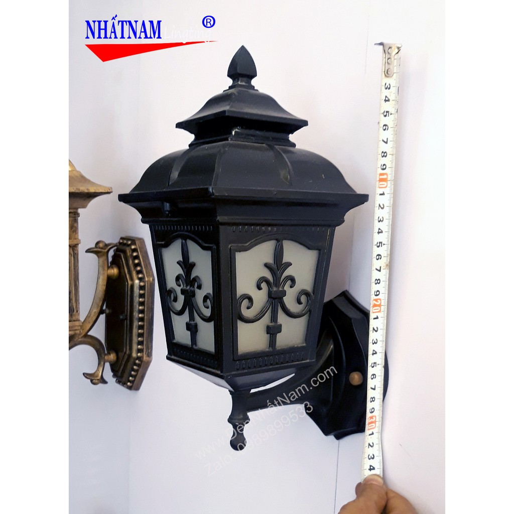 Wall-mounted pagoda lamp, gate column mounted, classic garden lamp ...