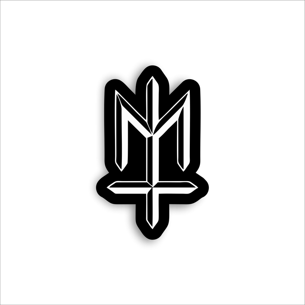 Sticker Brand Graftac MATERNALL Clothing Journal Hype Logo Aesthetic ...