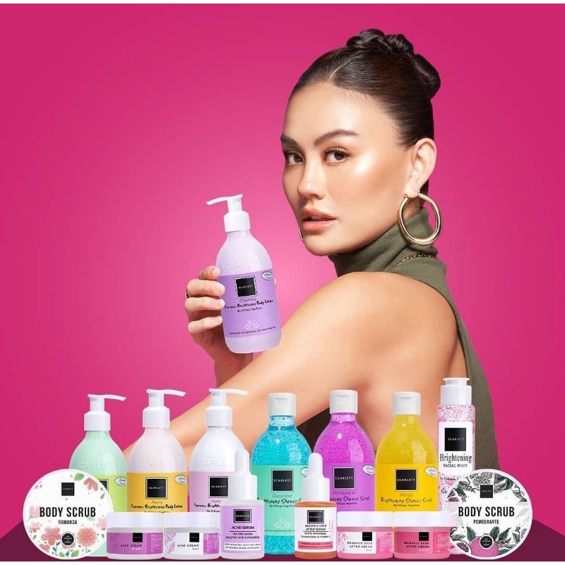 SCARLET WHITENING ORIGINAL (Body Lotion / Scrub / Shower) | Shopee Malaysia