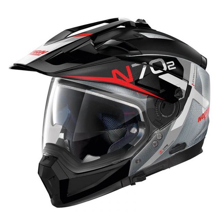 Nolan N70-2 X Bungee N-Com (040 Scratched Chrome) | Shopee Malaysia