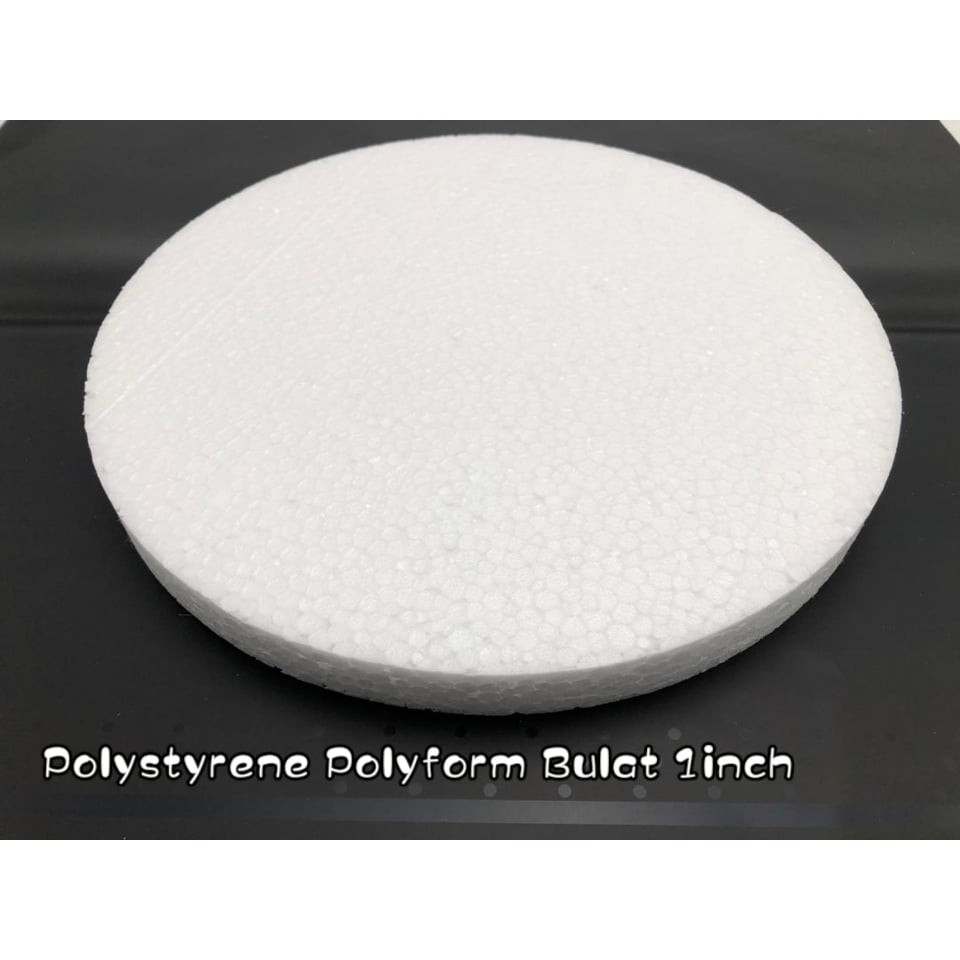 1pc Polystyrene Polyform Gabus Bulat 1inch/ 2inch | Shopee Malaysia