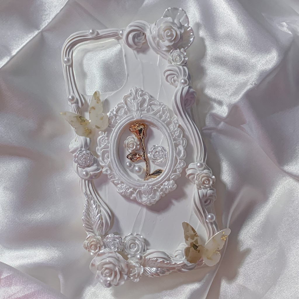 Juliet Rose Baroque Phone Case DIY HANDMADE CASES奶油胶手机壳 定制 | Shopee ...