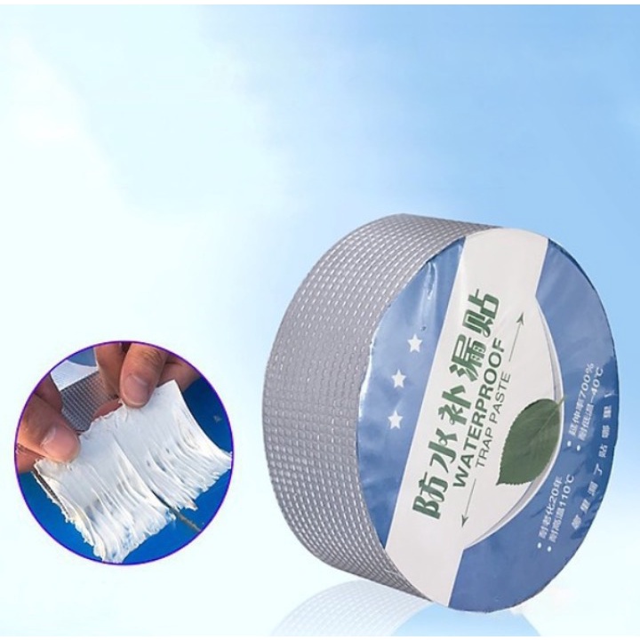 Super sticky Tape 5cm x 5m to patch cracks in walls, water tanks, roofs ...